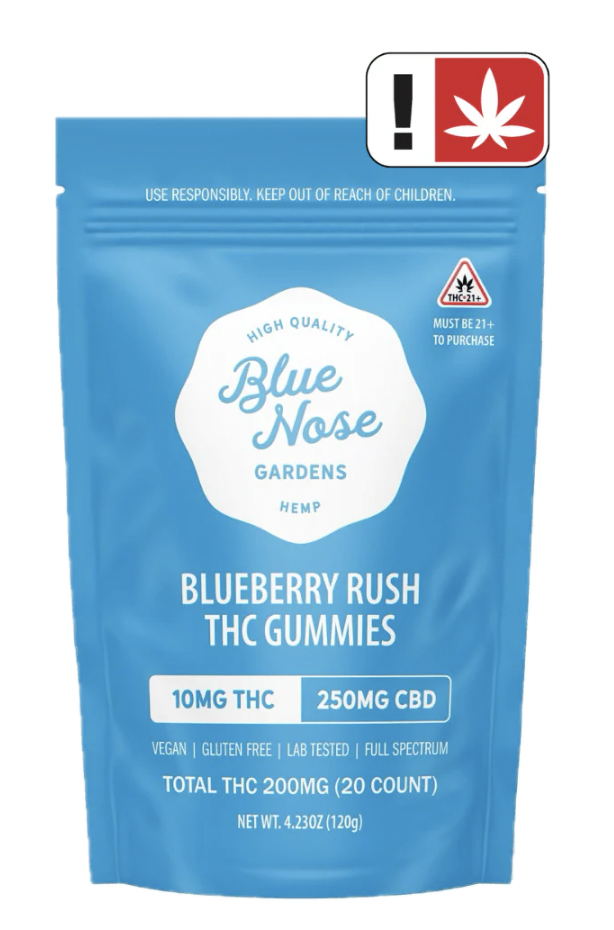Pure Shenandoah Blue Nose 25:1 THC Gummies 10mg